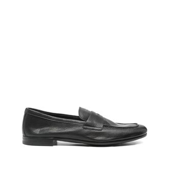 Prada Leather Loafers - - Shoes - Herren - Schwarzk - 42 EU