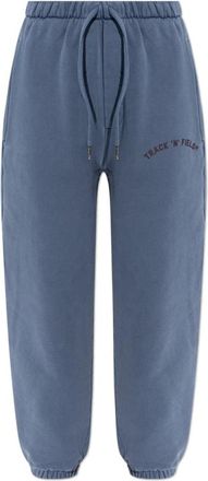Dsquared2 Femme, Pantalons, Bleu, Taille: 42 FR Logo Pantalons de surv&ecirc;tement