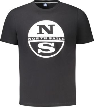 North Sails Homme, Tops, Noir, Taille: XL Short Sleeve T-Shirt