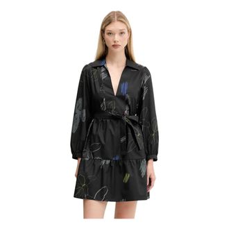 Desigual Kurzes Kleid - - Dresses - Damen - Schwarzk - XS
