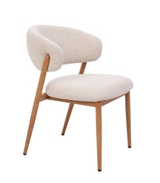 BIZZOTTO Set of 2 CASSANDRA Chairs NATURAL/LINEN