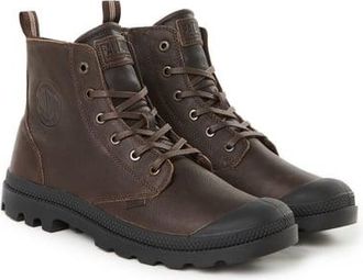 Palladium United Lederstiefel - Brown