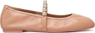 Stuart Weitzman Ballerinas Stuart Weitzman Goldie Ballet SF896 Beige