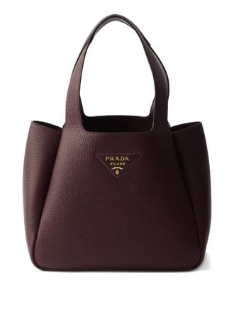 Prada petit sac à main en cuir - Rouge