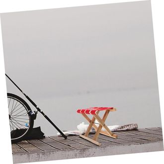 Supvox Klappbarer Campinghocker Aus Holzwerkstoff Tragbare Bank Für Outdoor-aktivitäten Kleiner Klapphocker Für Angeln Und Camping