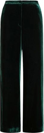 Momoni Femme, Pantalons, Vert, Taille: 42 FR Oliver Wide Pantalons