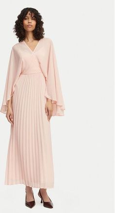 Vero Moda Abendkleid Elliana 10348594 Rosa Regular Fit