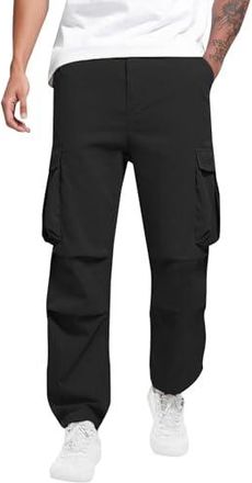Generic Pantalon cargo pour homme - Coupe ample - Pantalon de jogging - Pantalon de surv&ecirc;tement long respirant - Pantalon de sport d&eacute;contract&eacute; pour homme - Pa