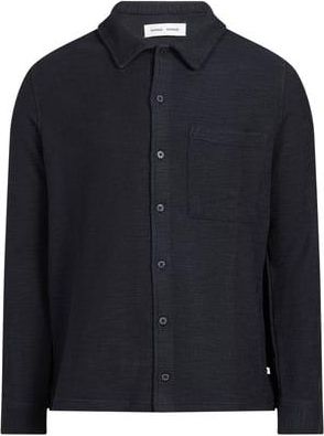 Sams&oslash;e & Sams&oslash;e Chemise droit en coton m&eacute;lang&eacute;