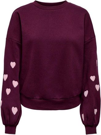 Only Sweatshirt ONLMACY (1-tlg) Drapiert/gerafft