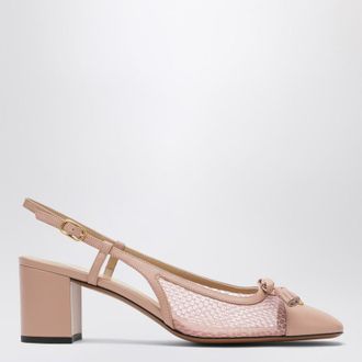 Valentino Garavani Valet Du Roi pink slingback pumps