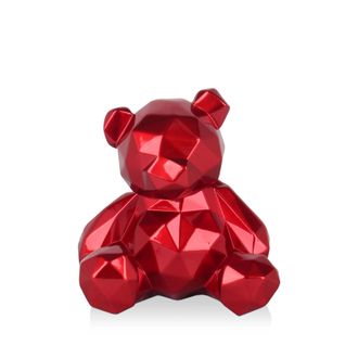 Arte Dal Mondo Adm - Resin Sculpture Faceted Bear