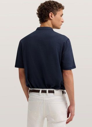 Bugatti Poloshirt mit einem Stehkragen