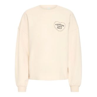 Ichi Ichi - SweaT-shirts & SweaT-shirts &agrave; capuche - Femme - Sweatshirts et sweats &agrave; capuche - Blanc - Taille: 38 FR