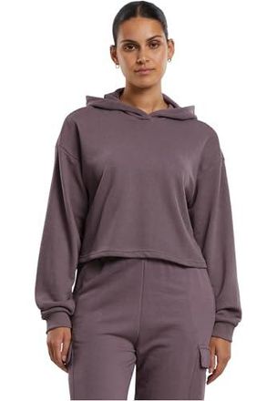 Urban Classics Tb6854-Sweat &agrave; Capuche surdimensionn&eacute; en Tissu &eacute;ponge Clair pour Femme Maillot de surv&ecirc;tement, Violet d&eacute;lav&eacute;