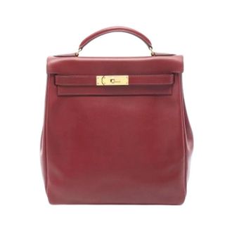 Herm&egrave;s Sac &agrave; dos Pre-owned - Femme - Pre-owned - Rouge - Taille: ONE Size