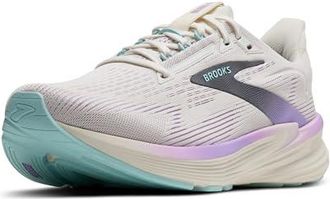 Brooks Femme Revel 8 Sneaker, Coconut/Purple Rose/Clearwater, 39 EU