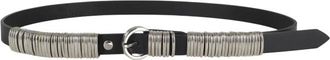 Federica Tosi Femme, Accessoires, Noir, Taille: Xs/S Ring Belt