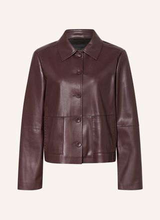 Elena Miro Elena Miro Jacke In Lederoptik braun