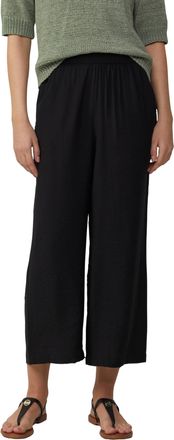 s.Oliver Strukturierte Culotte mit Elastikbund und Eingrifftaschen