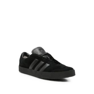 adidas Mens Sneakers Y-3 Gazelle Black Suede Calf Trainers