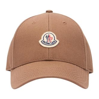 Moncler Femme, Accessoires, Brun, Taille: ONE Size Casquette de baseball en gabardine