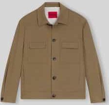 HUGO BOSS Slim Fit Hemdjacke aus Twill Modell JULIANO243F1