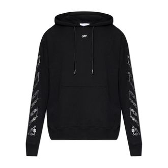 Off-white Oversize Sweatshirt - - Sweatshirts & Hoodies - Herren - Schwarzk - XL
