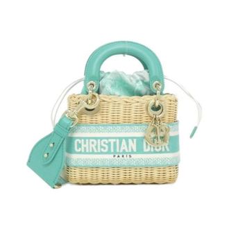 Dior Pre-owned Dioriviera Lady Wicker Canvas Tasche - - Pre-owned - Damen - Blau - ONE SIZE