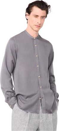 Officine G&eacute;n&eacute;rale Homme, Chemises, Gris, Taille: XL Gaspard Shirt Lyocell
