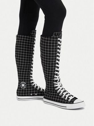 Converse Sneakers aus Stoff Chuck Taylor All Star XXHi Plaid A13019C Schwarz