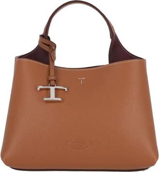Tod's Tods Hobo Bags - Micro Logo Shoulder Bag With Removable Charm - Gr. unisize - in Braun - für Damen