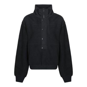 Entire studios System Half Zip Fleece - - Sport - Damen - Schwarzk - S