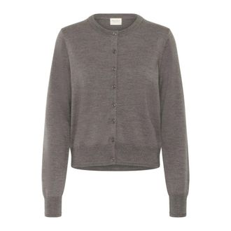 Part Two Pull en Tricot Falcon Melange - Femme - Pulls - Gris - Taille: 42 FR