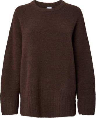 Pieces Pctina Ls O-Neck Knit Noos Bc