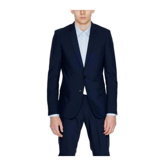 Antony Morato Blaue Polyesteranzugjacke Kollektion - - Suits - Herren - Blau - L