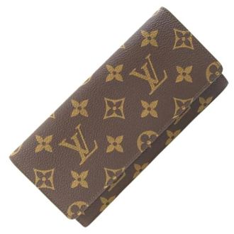 Louis Vuitton unisex, Pre-owned, Brun, Taille: ONE Size Portefeuille en tissu Pre-owned