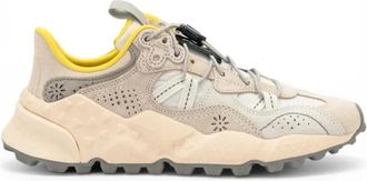 Flower Mountain Homme, Chaussures, Blanc, Taille: 42 EU Tiger Hill Uni Baskets