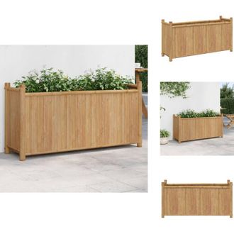 vidaXL Vidaxl - Jardini&egrave;re 100x30x50 cm bambou - Jardinier - Pot De Fleurs - Bac &agrave; Fleurs - Bambous - D&eacute;co Ext&eacute;rieur