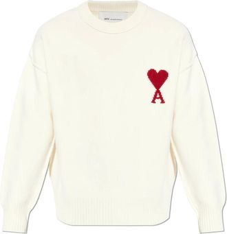 Ami Homme, Pulls, Beige, Taille: 2XL Ami De Coeur Sweater