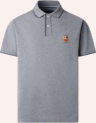 Hackett Poloshirt Heritage Lrc Small Lgo grau