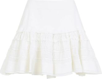 Alaia Femme, Jupes, Blanc, Taille: 38 FR Jupe Crinoline en Laine