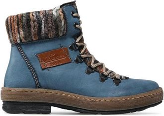 Rieker Schnürschuhe Z6743-14 Blau