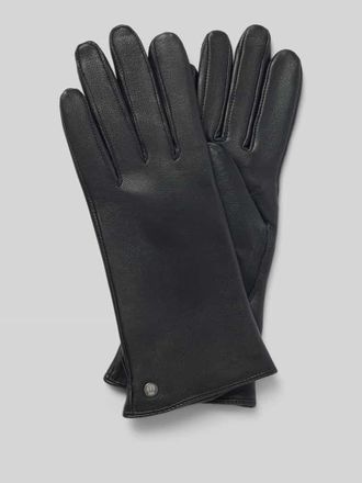 Roeckl Handschuhe aus echtem Leder mit Label-Detail
