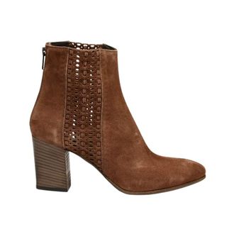 Pantanetti Femme, Chaussures, Brun, Taille: 36 EU Bottines en daim marron