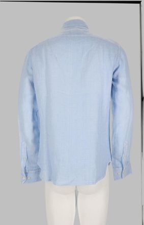 120% Lino Linen Shirt - Blue