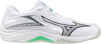 Mizuno Herren Thunder Blade Z Volleyball-Schuhe, White/Black/Frozen Emerald, 48.5