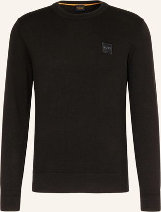 HUGO BOSS Pullover Kanovano schwarz
