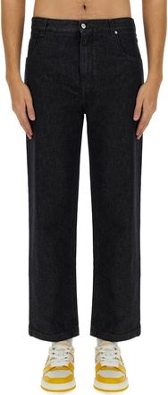 Fendi Pure Cotton Jeans - Black