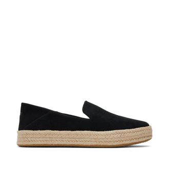 Toms Carolina Suede Black Slip-On Schuhe - - Shoes - Damen - Schwarzk - 41 EU